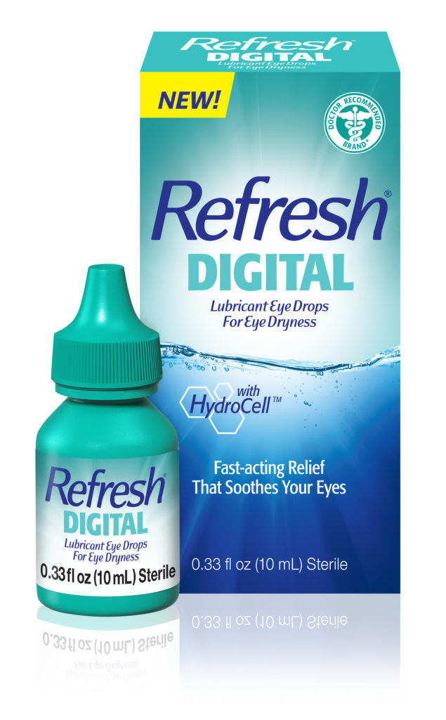 New REFRESH® DIGITAL Lubricant Eye Drops Tackle Eye Dryness Due to ...