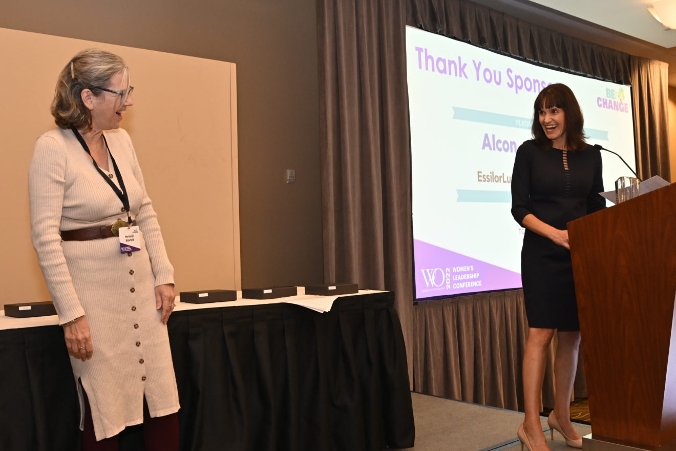 Women In Optometry Editor-in-Chief Surprised with Award at WOLC 2022 ...