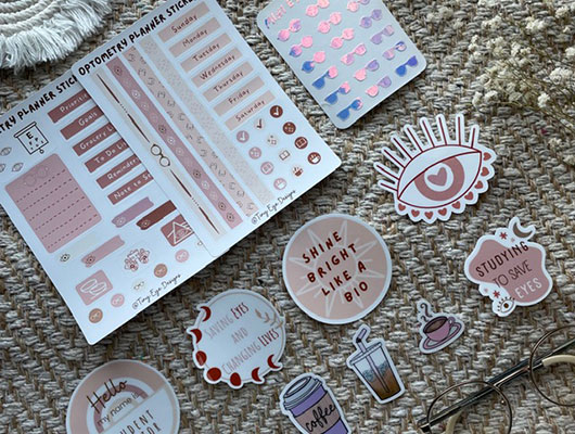 Optometry Stickers By Dr. Kristine Le Nguyen And Dr. Claudia Alonso ...