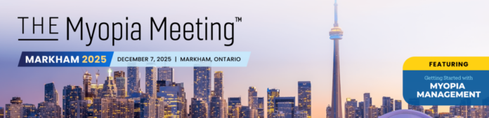 Registration Open for THE Myopia Meeting Markham | Women In Optometry